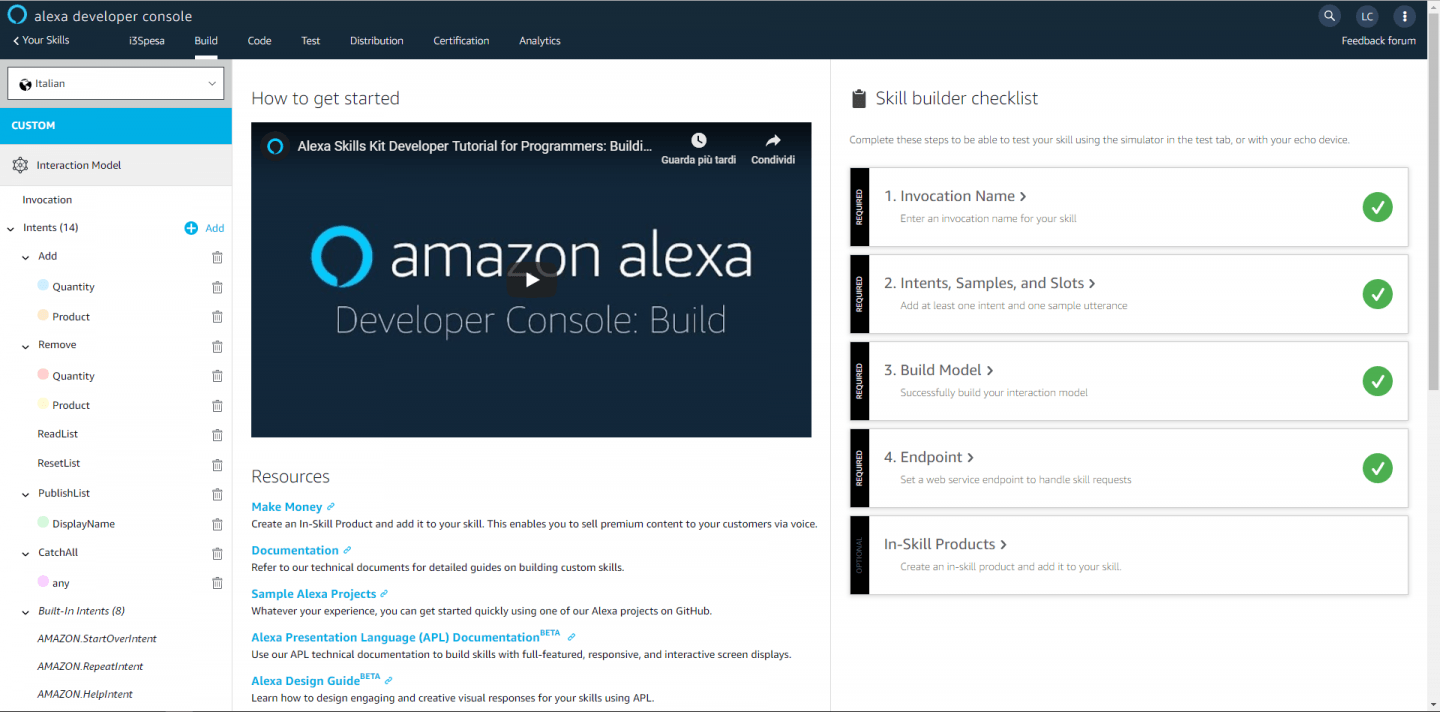 Alexa: sviluppo e implementazione di nuove skill - Intré
